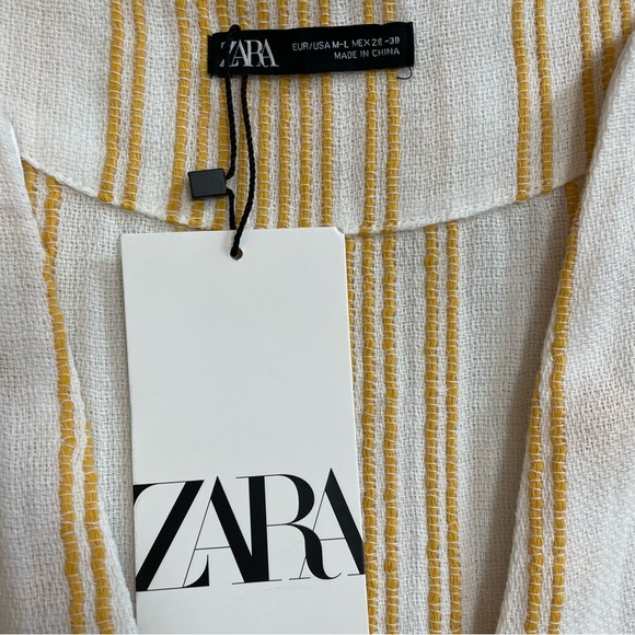 Zara | Tops | Nwt New Zara Rustic Fringed Kaftan Size Ml | Poshmark